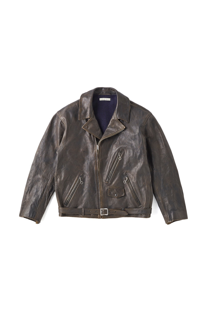 PATINA HORSE-HIDE PERFECTO JACKET - 242OJ-JK17 – OLD JOE BRAND