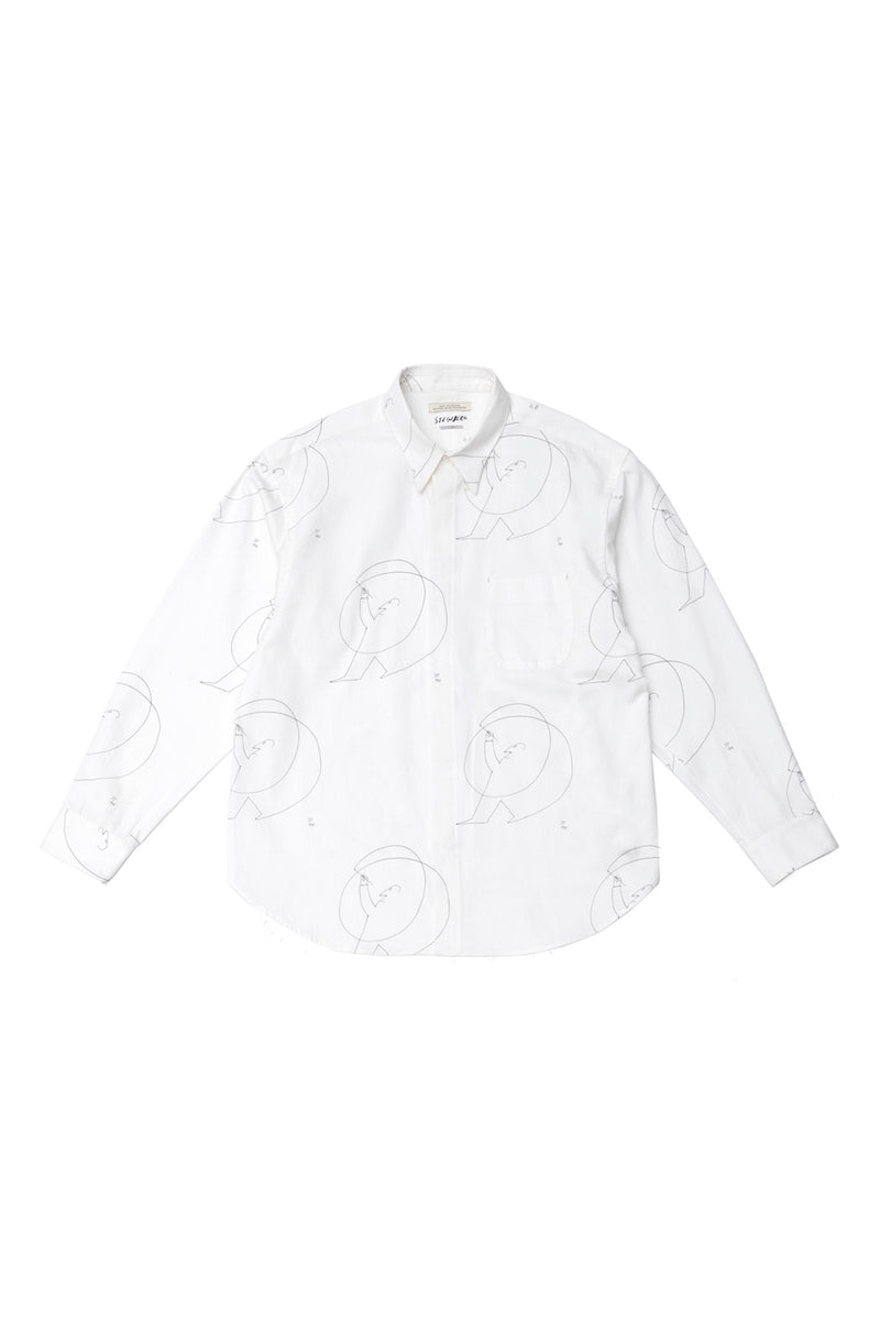 HIDDEN BUTTON COLLAR SHIRTS (Saul Steinberg) - 251OJ-SH02 – OLD JOE BRAND